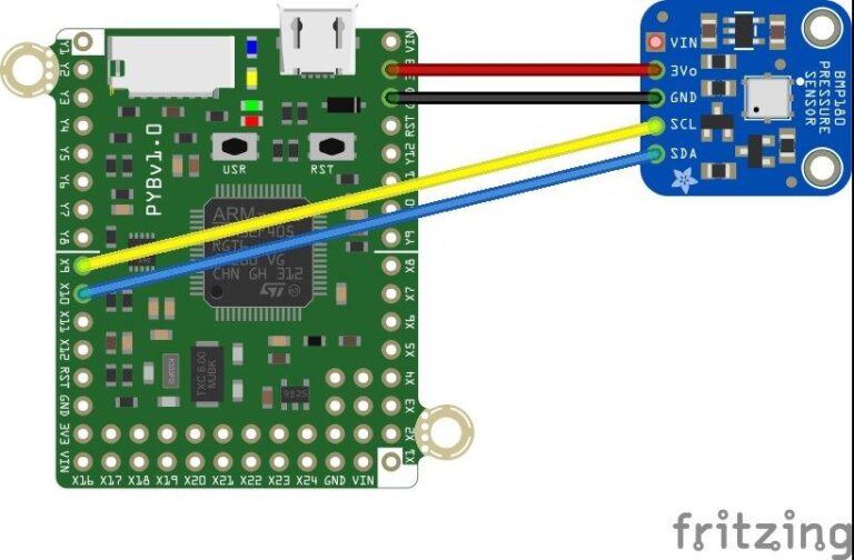 Pyboard Micropython I2c Scanner Arm Learning