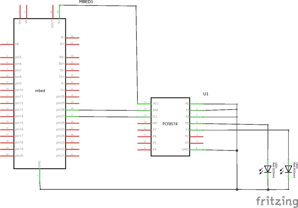 MBed and a PCF8574 - ARM Learning
