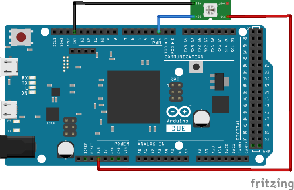 Arduino Due and Ws2812b example - ARM Learning