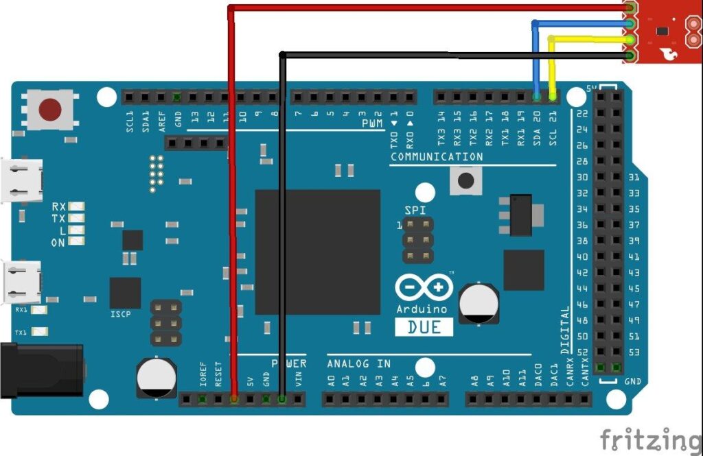 Arduino Due and TMP102 digital temperature sensor example - ARM Learning